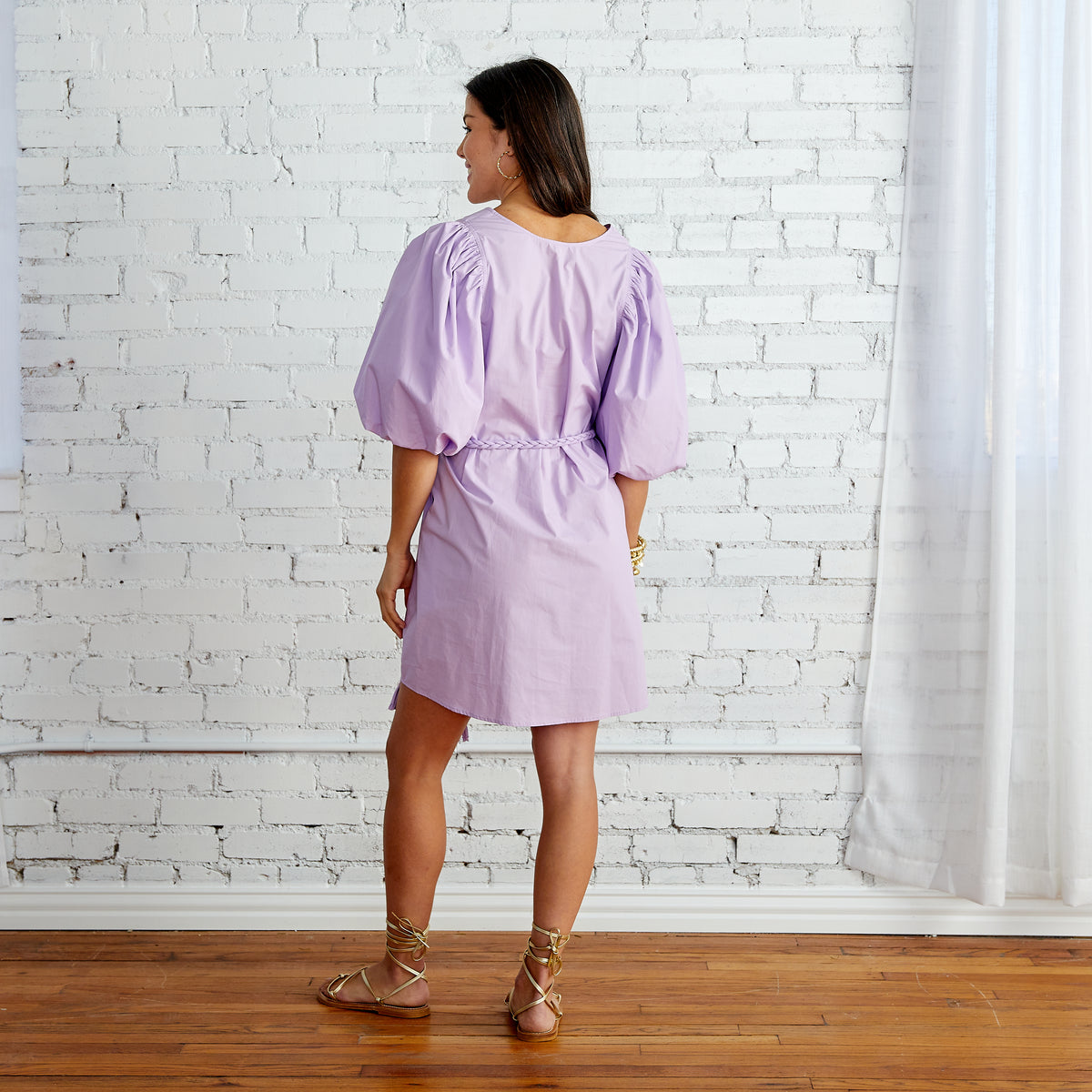Lila Dress Lavender – Caryn Lawn