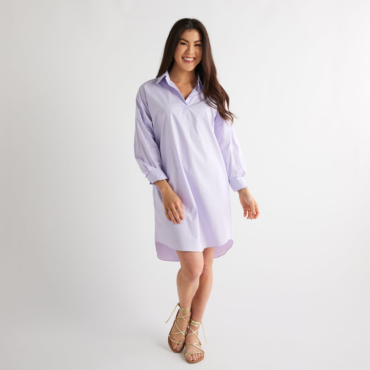 Preppy Star Dress Lilac | Caryn Lawn – Caryn Lawn